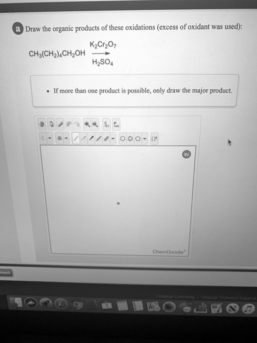 SOLVED: Draw the organic products of these oxidations (excess of ...