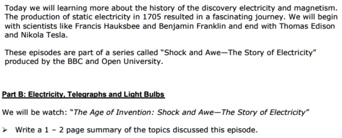 today we will learning more about the history of the discovery ...