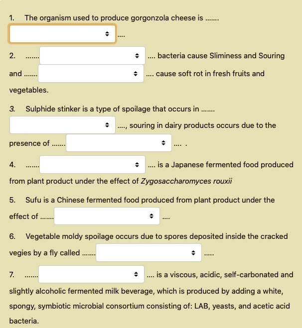 the organism used to produce gorgonzola cheese is bacteria cause ...
