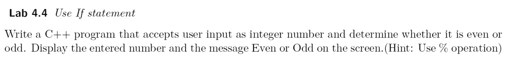 Solved Lab 44 Using If Statements Write A C Program That Accepts User Input As An Integer 2163