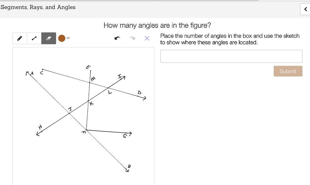 figure out how many angles are in the picture segments rays and angles how many angles are in ...