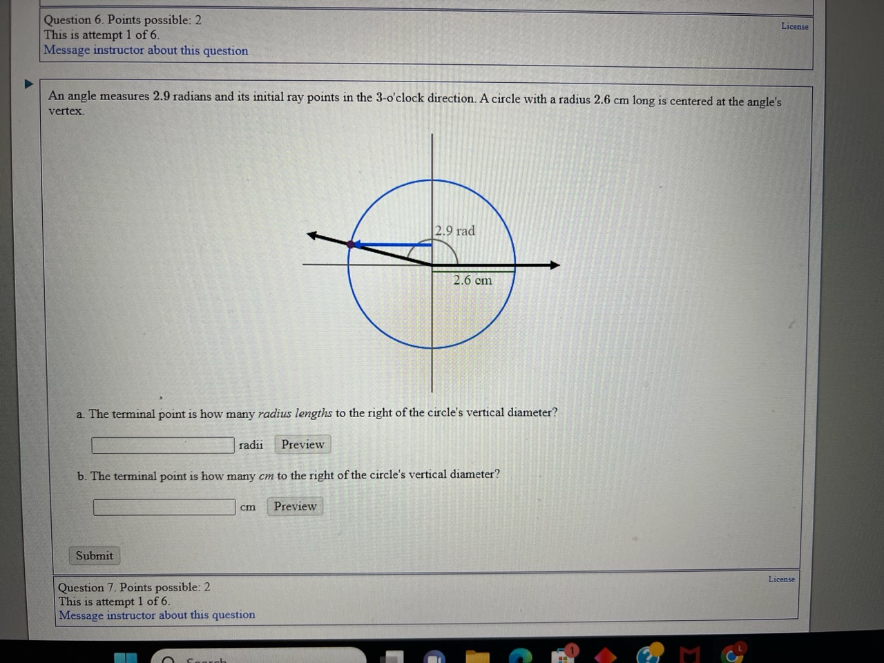 SOLVED: Question 6. Points possible: 2 This is attempt 1 of 6 . Message ...