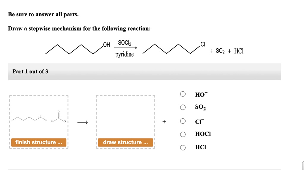 SOLVED: Draw a stepwise mechanism for the following reaction: OH ...