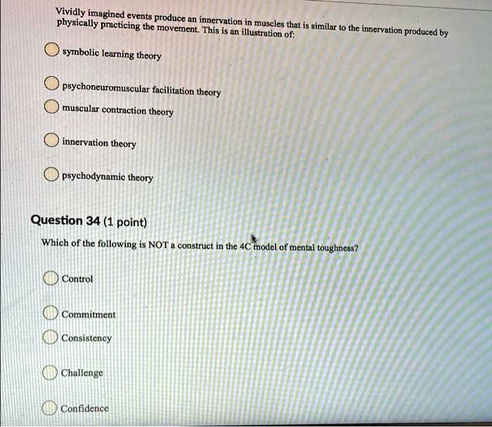 SOLVED: physically practicing the movement.This is an illustration of ...
