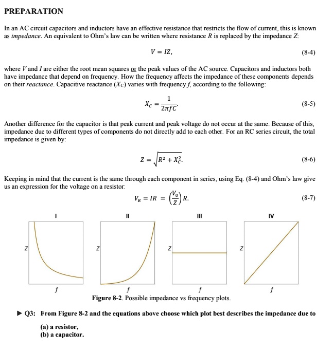 PREPARATION In an AC circuit, capacitors and inductors have an ...