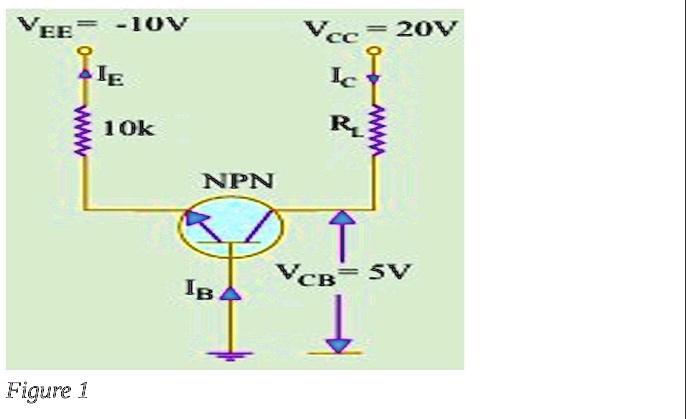 SOLVED: In the circuit in Figure 1, what value of RL causes VCB = 5 V ...