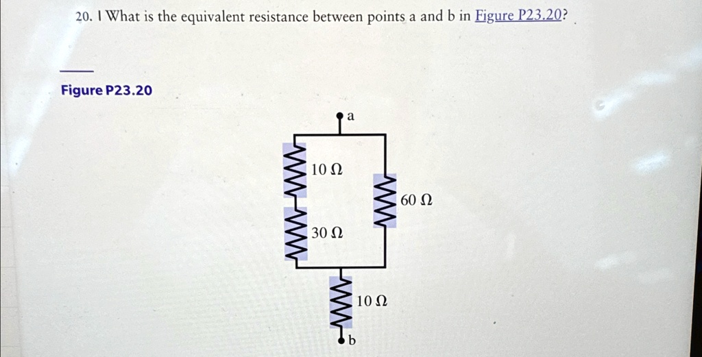 i what is the equivalent resistance between points a and b in figure ...