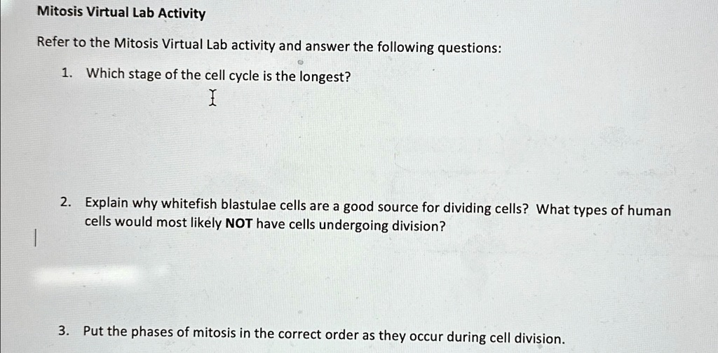 mitosis virtual lab activity refer to the mitosis virtual lab activity ...