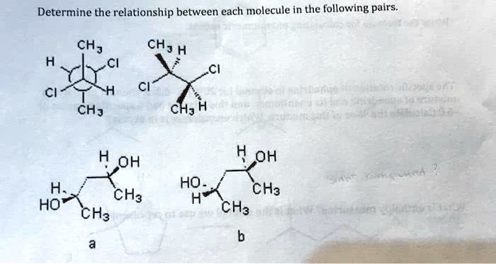 SOLVED: ' Enantiomers, diastereomers, constitutional isomers, or same compound? Determine the ...