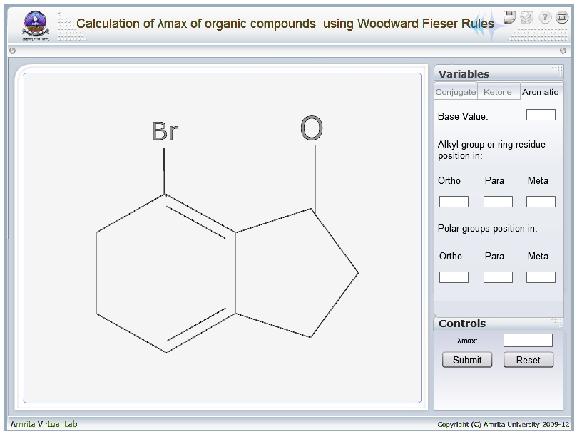 SOLVED: Calculation of Amax of organic compounds using Woodward Fieser ...