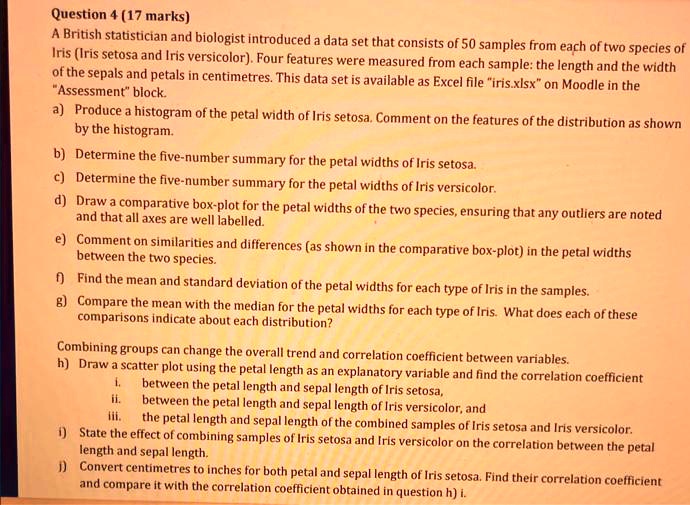 SOLVED: Can please help me solve this questions? Question 4(17 marks) A ...