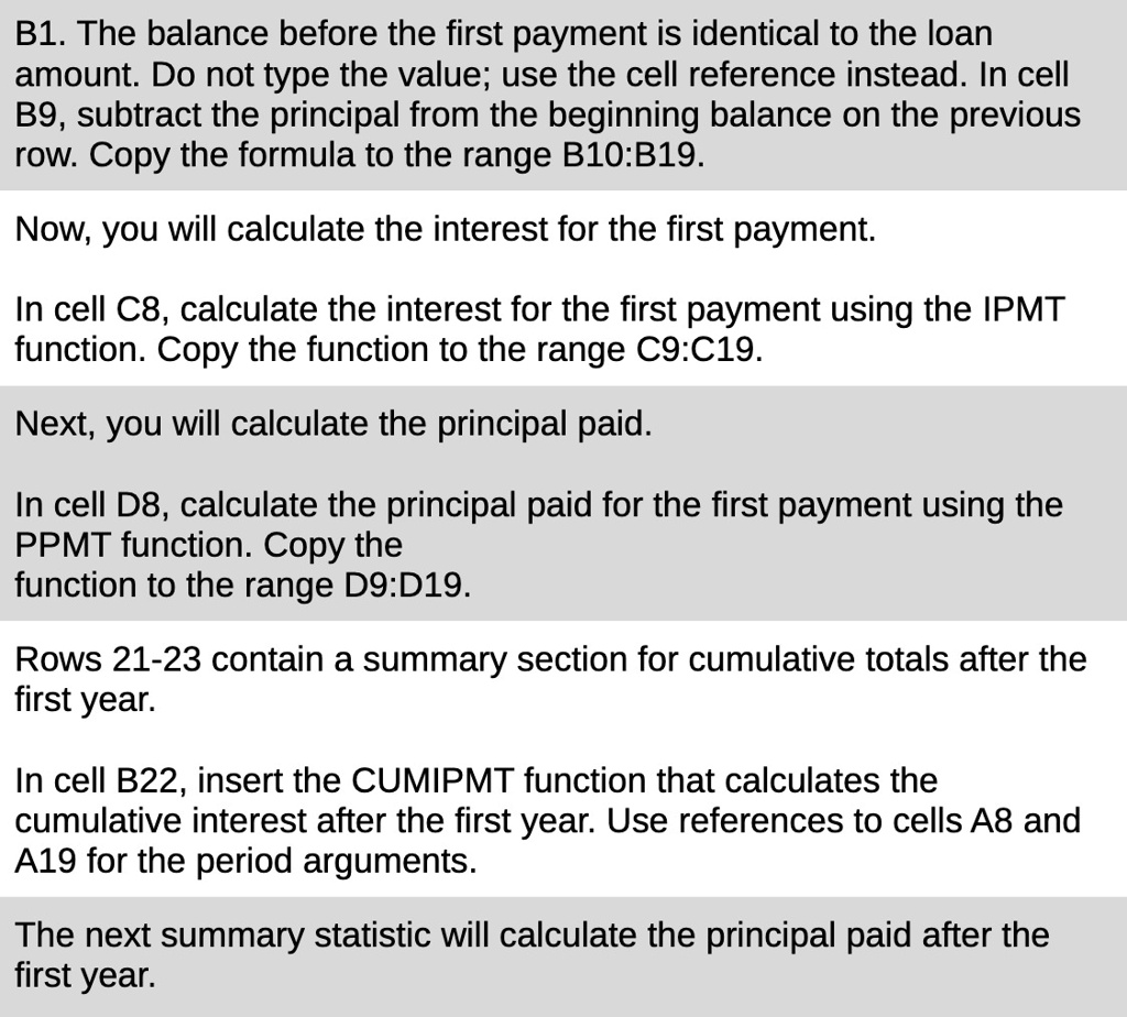Solved B1 The Balance Before The First Payment Is Identical To The