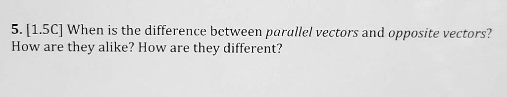 VIDEO solution: 5. [1.5C] When is the difference between parallel ...