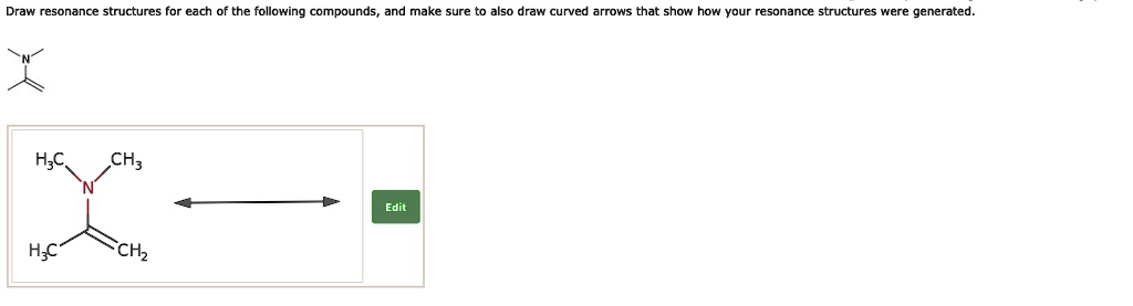 SOLVED: Draw resonance structures for each the following compounds and make sure also draw ...