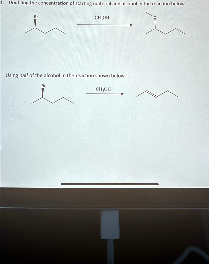 Doubling the concentration of starting material and alcohol in the ...