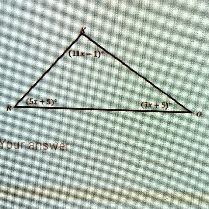 a solve for the value of x in the given triangle b use your answer to the previous question to ...