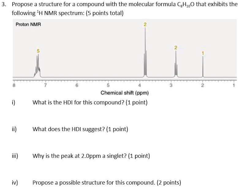 SOLVED:Propose a structure for a compound with the molecular formula ...