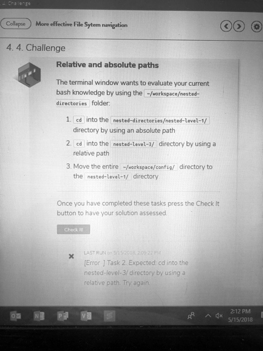Challenge Collapse More effective File Sytem navigation 4. 4. Challenge ...