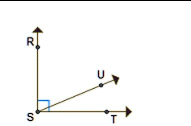 SOLVED: 'Which is the endpoint of a ray? point R point S point T point U