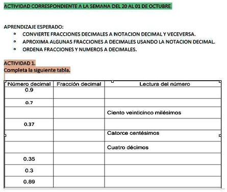SOLVED: Ayuda porfavor es en 2 dias :( ACTIviDAD Correspondiente LAsee ...