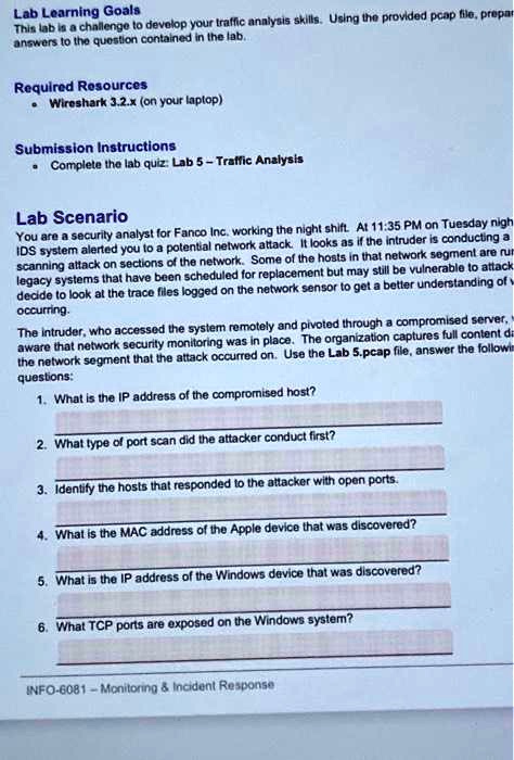 SOLVED: This lab is a challenge to develop your traffic analysis skills ... SOLVED: This lab is a challenge to develop your traffic analysis skills ...