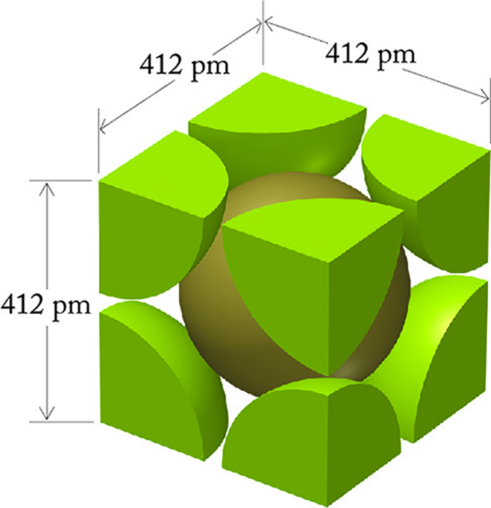 from the information shown and given the radius of the chloride corner ...