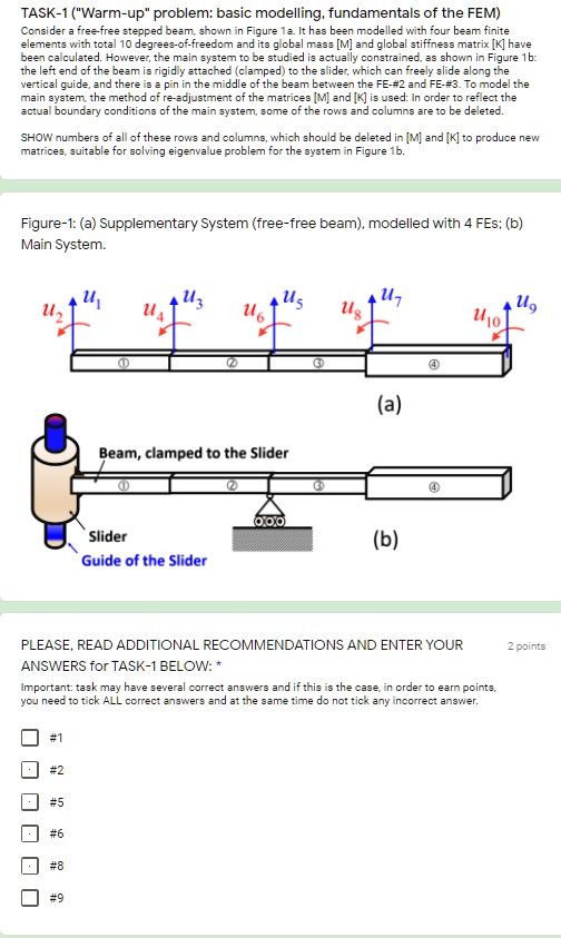 SOLVED: TASK-1 ("Warm-up" problem: basic modelling, fundamentals of the ...