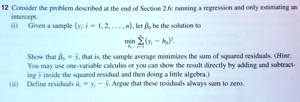 12 Consider the problem described at the end of Section 2.6: running ...