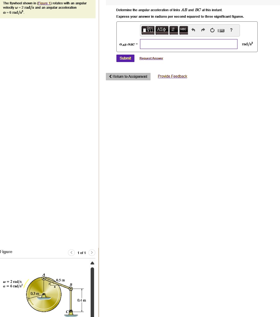The Flywheel Shown In Figure 1 Rotates With An Angular Velocity Omega 2 Rads And An Angular