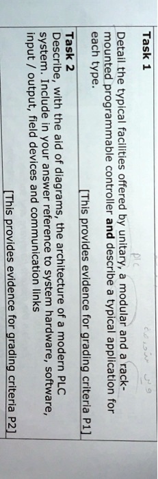 Solved Task 2 Each Type Task 1 Input Output Field Devices And 1384