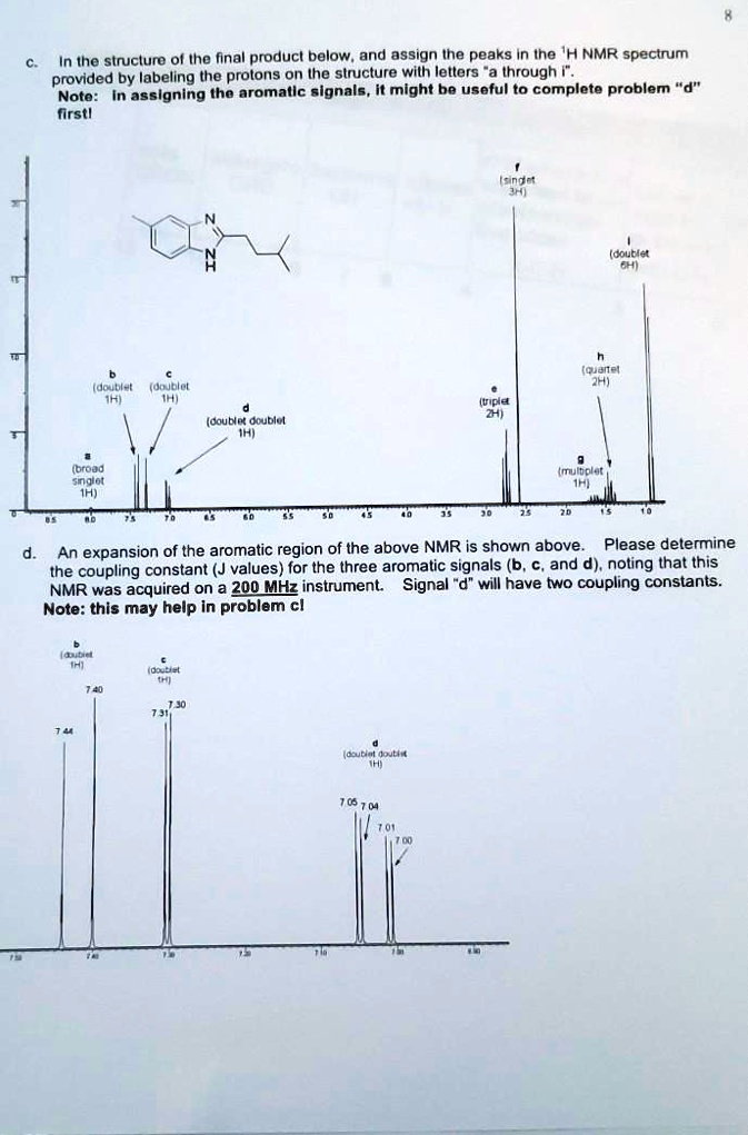 SOLVED: In the structure of the final product below, and assign the ...