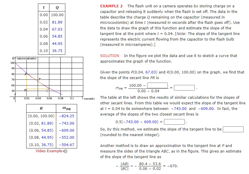 SOLVED: EXAMPLE 2: The flash unit on the camera operates by storing ...