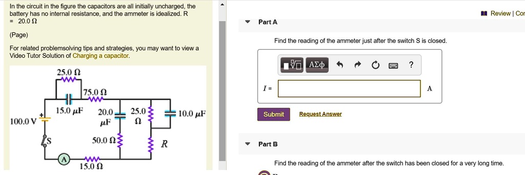 in the circuit in the figure the capacitors are all initially uncharged the battery has no ...
