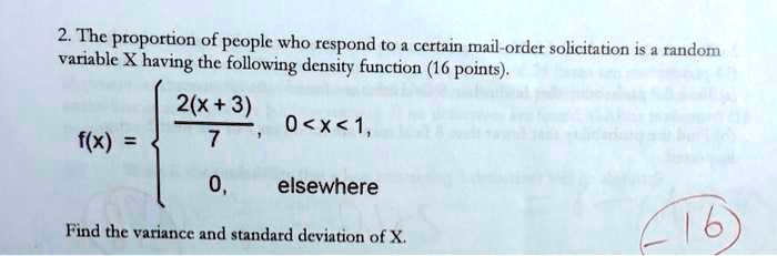 2. The proportion of people who respond to a certain mail-order solicitation is a random ...