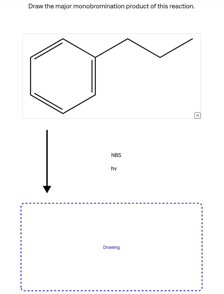 SOLVED: Draw the major monobromination product of this reaction ...