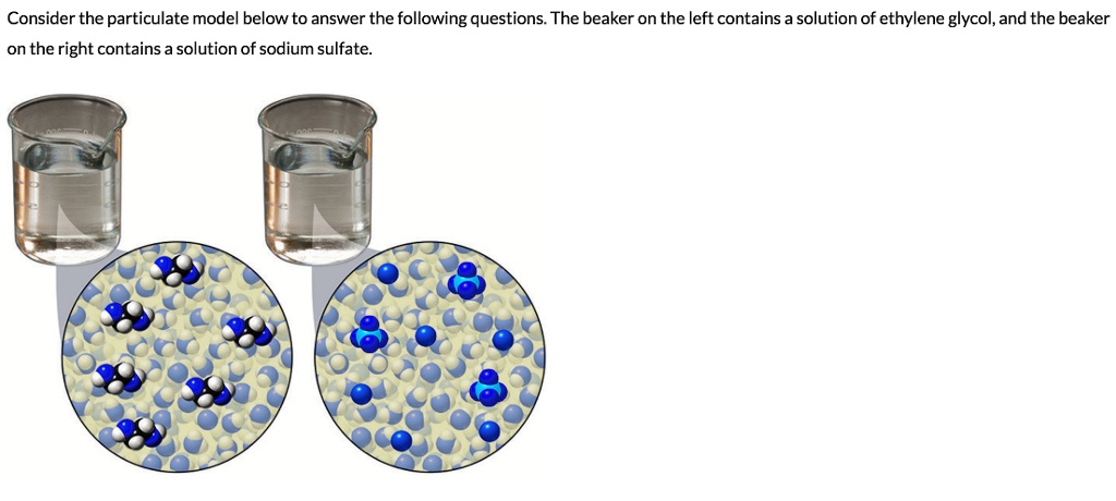 Consider the particulate model below to answer the following questions ...