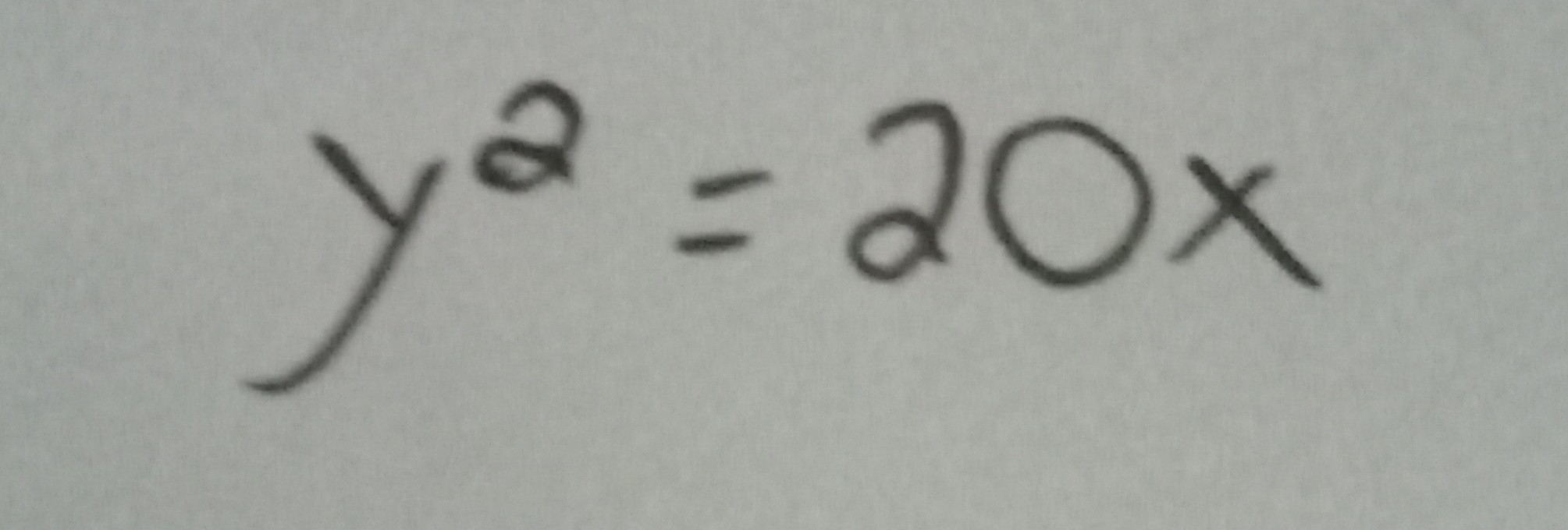 SOLVED Y 2 20 X