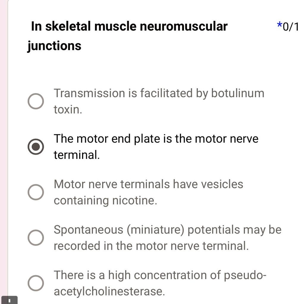 In skeletal muscle neuromuscular junctions Transmission is facilitated ...