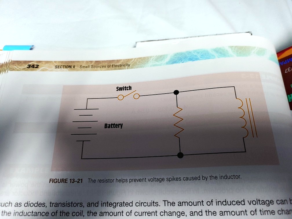 342 SECTION 4 Small Sources of Electricity Switch Battery FIGURE 13-21 ...
