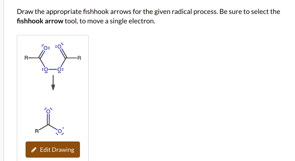VIDEO solution: 10.08f^2 Draw the appropriate fishhook arrows for the given radical process. Be ...