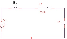 SOLVED: Consider the series RLC circuit shown in figure. Calculate the ...