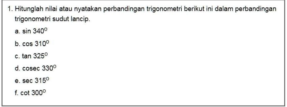 SOLVED: Mohon bantuannya jawab soal mtk ini Hitunglah nilai atau ... SOLVED: Mohon bantuannya jawab soal mtk ini Hitunglah nilai atau ...