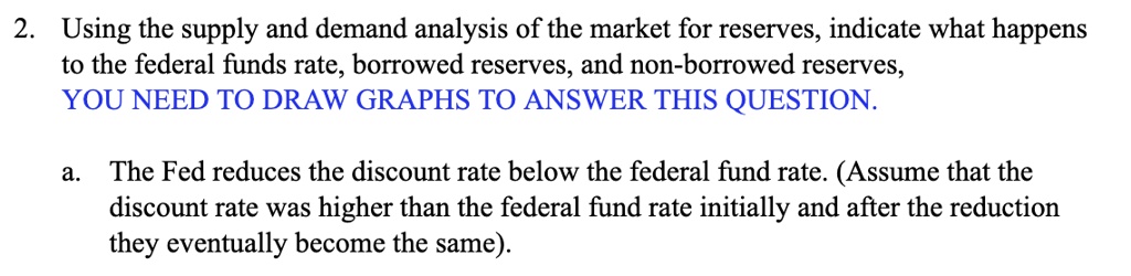 SOLVED: 2 Using the supply and demand analysis of the market for ...