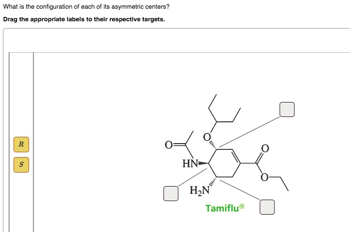 what is the configuration of each of its asymmetric centers drag the ...