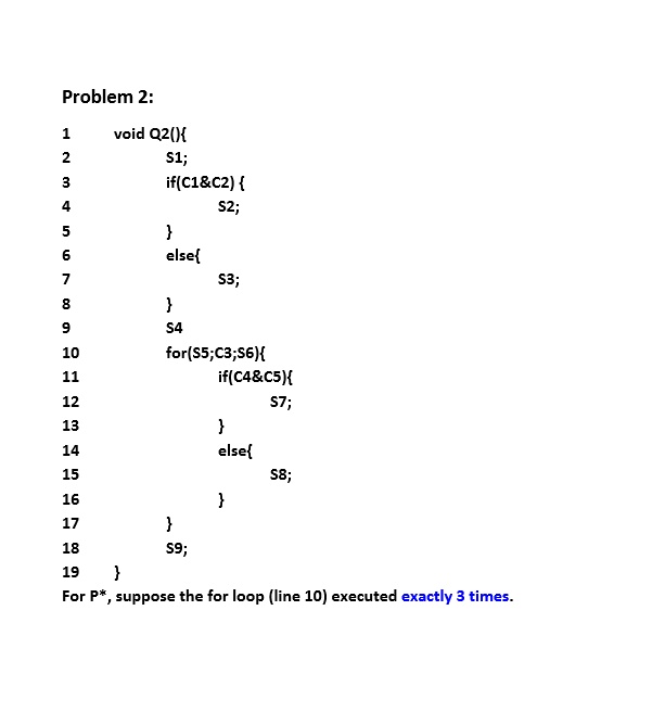 Solved Draw The Program Graph You Must Use Line Numbers To Label All Nodes In The Graph Do 