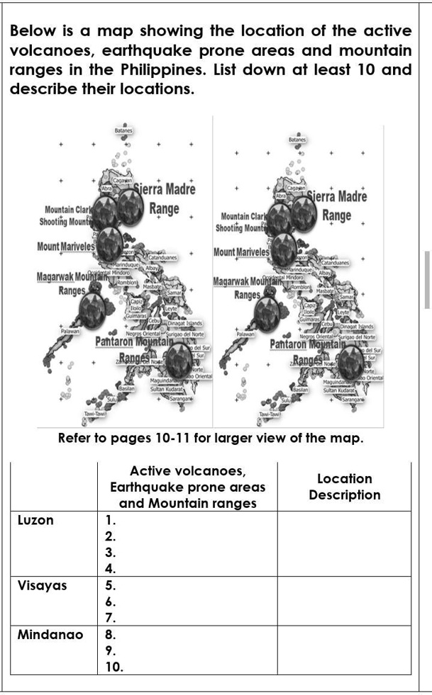 VIDEO solution: Below is a map showing the location of the active ...