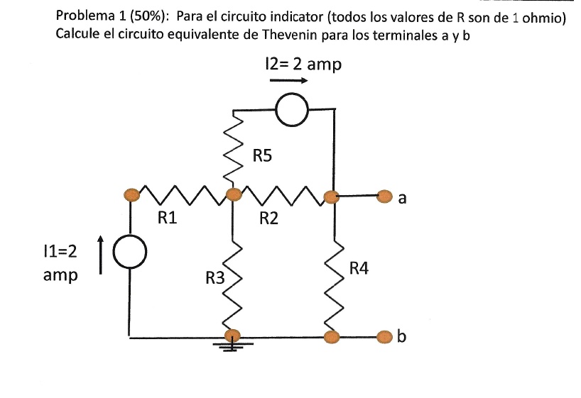 SOLVED: For the circuit indicator (all the values of R are 1 ohm ...