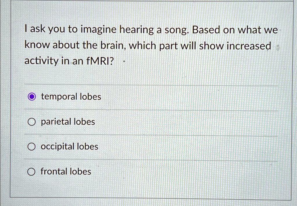 i ask you to imagine hearing a song based on what we know about the ...