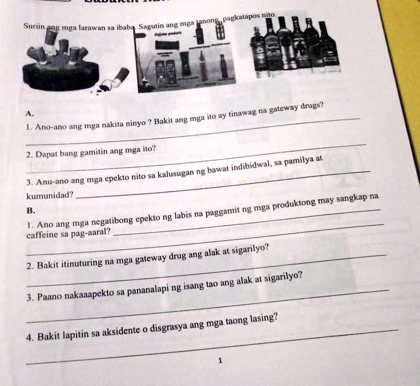 SOLVED: pa sagot poಠ ͜ʖ ಠಠ ಠ prekatapo: Suriin Ang mga larawan sa ibabt ...