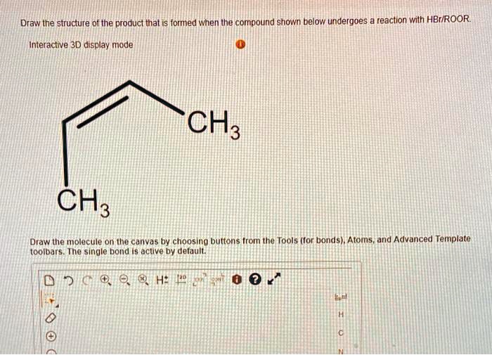 Solved Draw Ihe Structure Of The Product That Is Formed When Ihe Compound Shown Below Undergoes